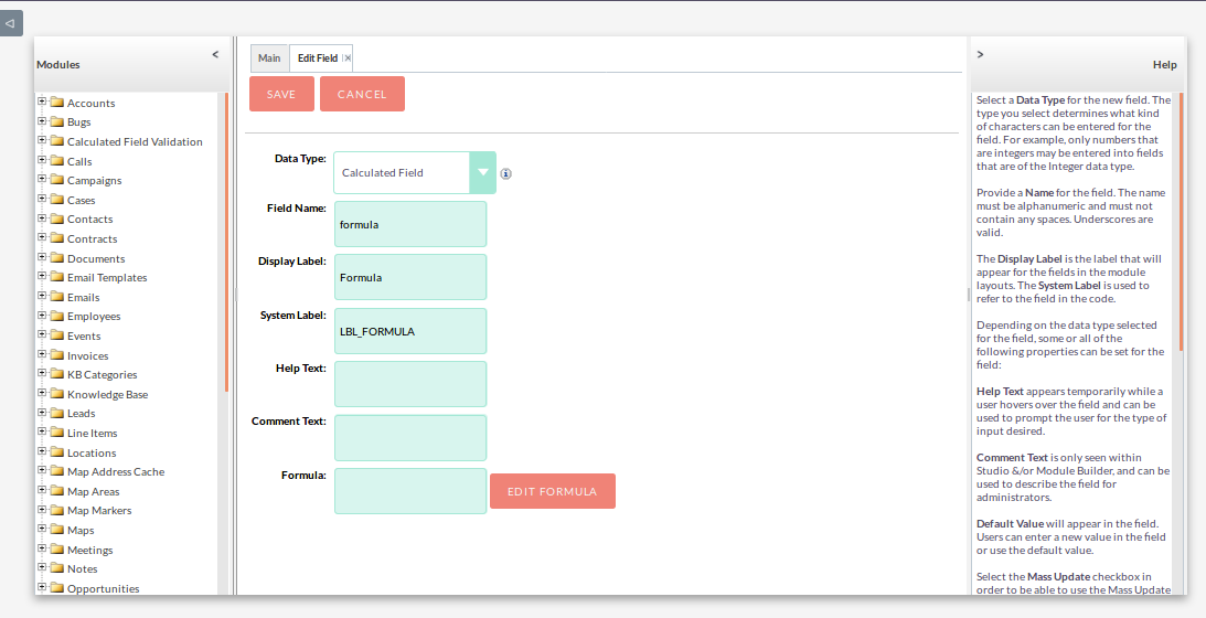 SuiteCRM Calculation Field | SuiteCRM Module